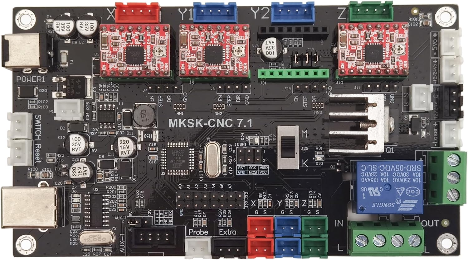 CNC Router Machine Control Board 3 Axis GRBL 1.1h USB Port for 3020-Ev ...